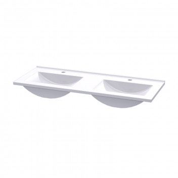 TULSA 1210 DOUBLE BASIN (NO OVERFLOW) - Bathroom Shop